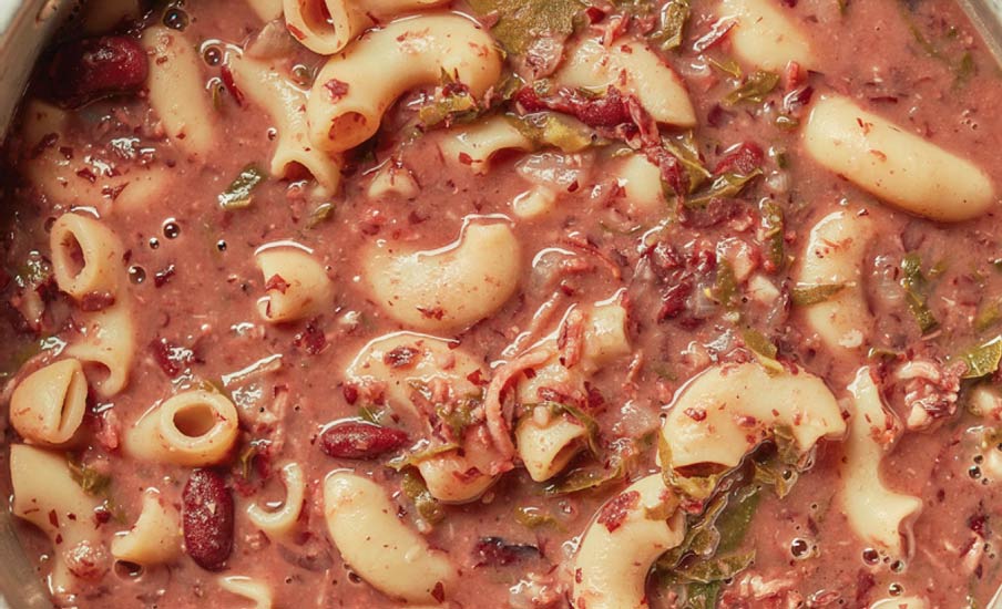 Receita Fácil De Sopa Rica De Feijão Encarnado