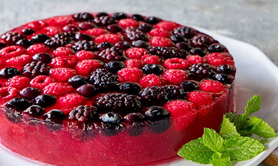 Receita Fácil De Sobremesa De Frutos Vermelhos