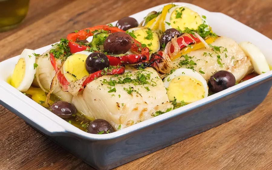 Receita Fácil De Bacalhau No Forno à Portuguesa