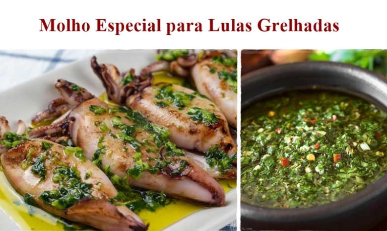 Receita Fácil De Molho Especial Para Lulas Grelhadas - É Delicioso